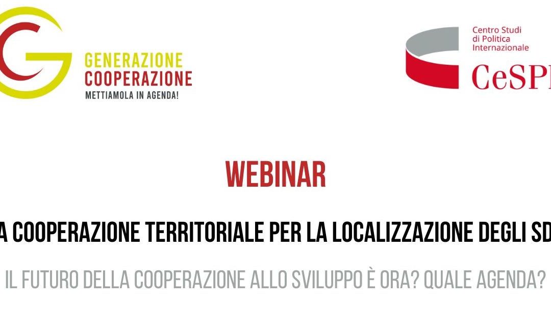 Webinar – Il futuro della cooperazione allo sviluppo è ora? Quale ...